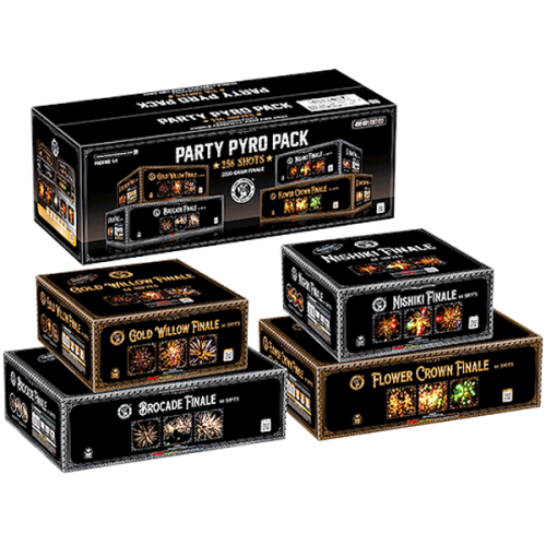 GM1035 Party Pyro Pack – 256-Shot Backyard Finale