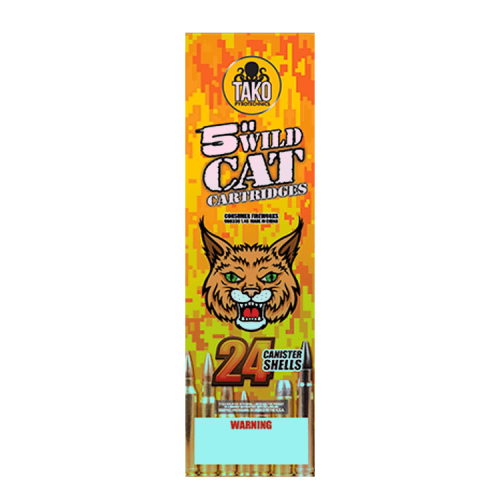 5" Wildcat Cartridges – 60g Giant Shells with Tail Breaks