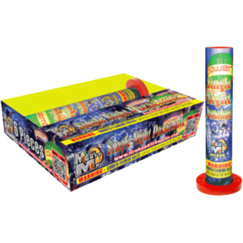 Single Night Parachute – Bright Flare Parachute Firework