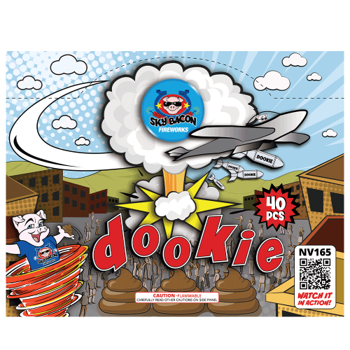 NV165 Dookie Novelty Firework – Fun Poop & Smoke Effect