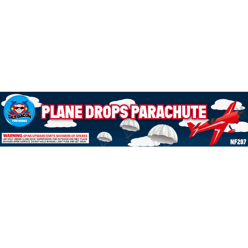 Plane Drop Parachute - Flying Novelty Firework