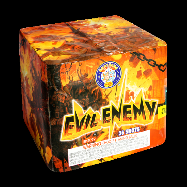 Evil Enemy – Bold Multi-Shot Fireworks Cake