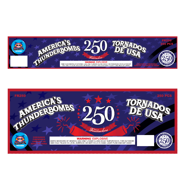 250-String Firecrackers - For America s 250th Anniversary
