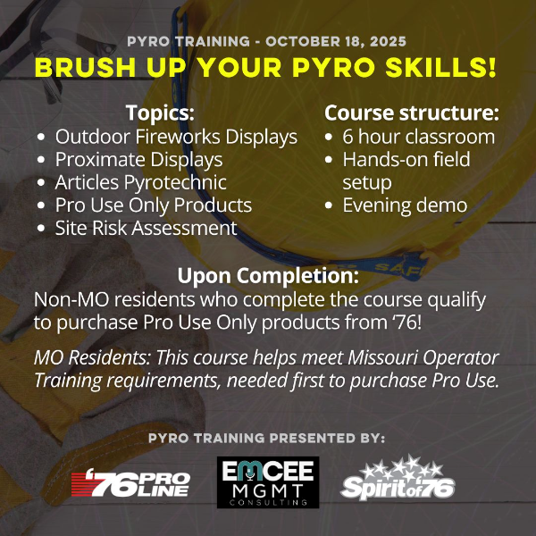 Pyrotechnic Operator Training Course – Hands-On Learning