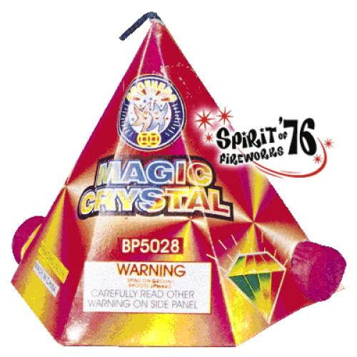 Magic Crystal Flyer – Red & Green with Whistle Effect