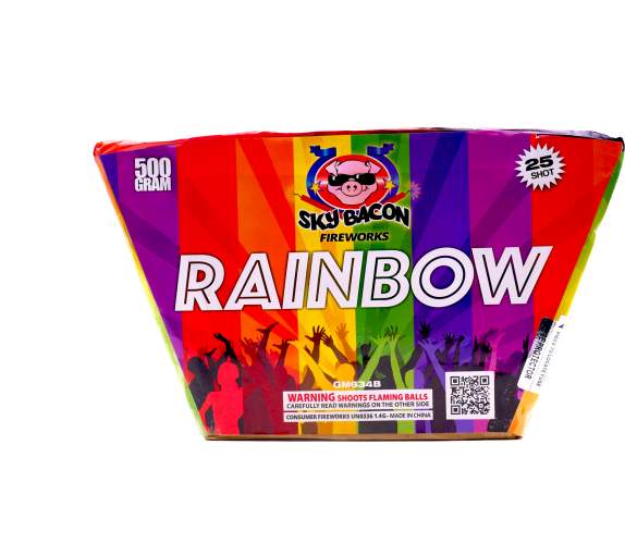 Rainbow – Vibrant Multi-Color Fireworks Display