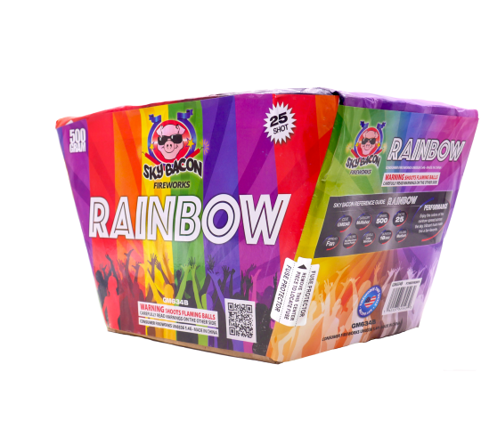 Rainbow – Vibrant Multi-Color Fireworks Display