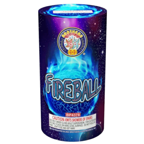 FN484 Fireball Fountain – Yellow Flame & Titanium Flowers