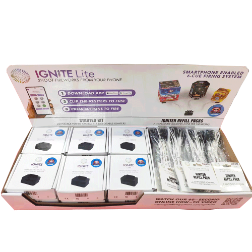 Ignite Lite Retail Bundle – 12 Wireless Firework Modules