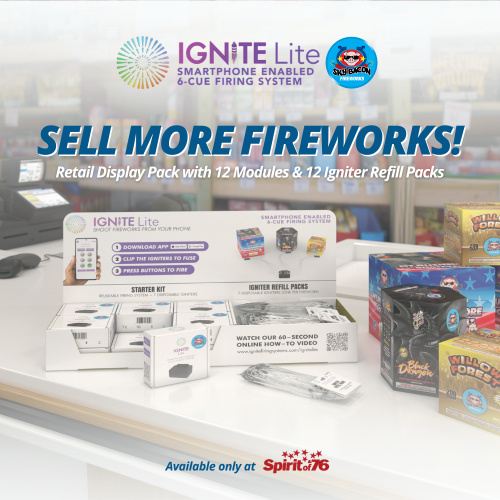 Ignite Lite Retail Bundle – 12 Wireless Firework Modules